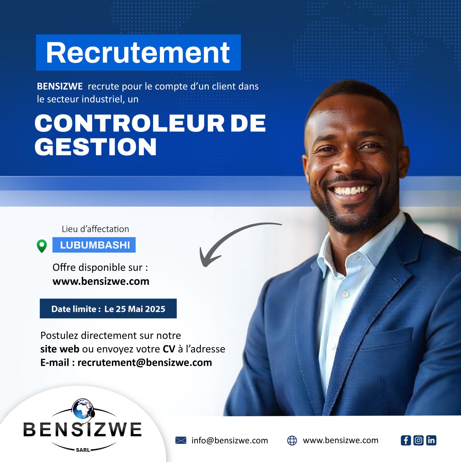 CONTROLEUR DE GESTION - Congo Pub Online